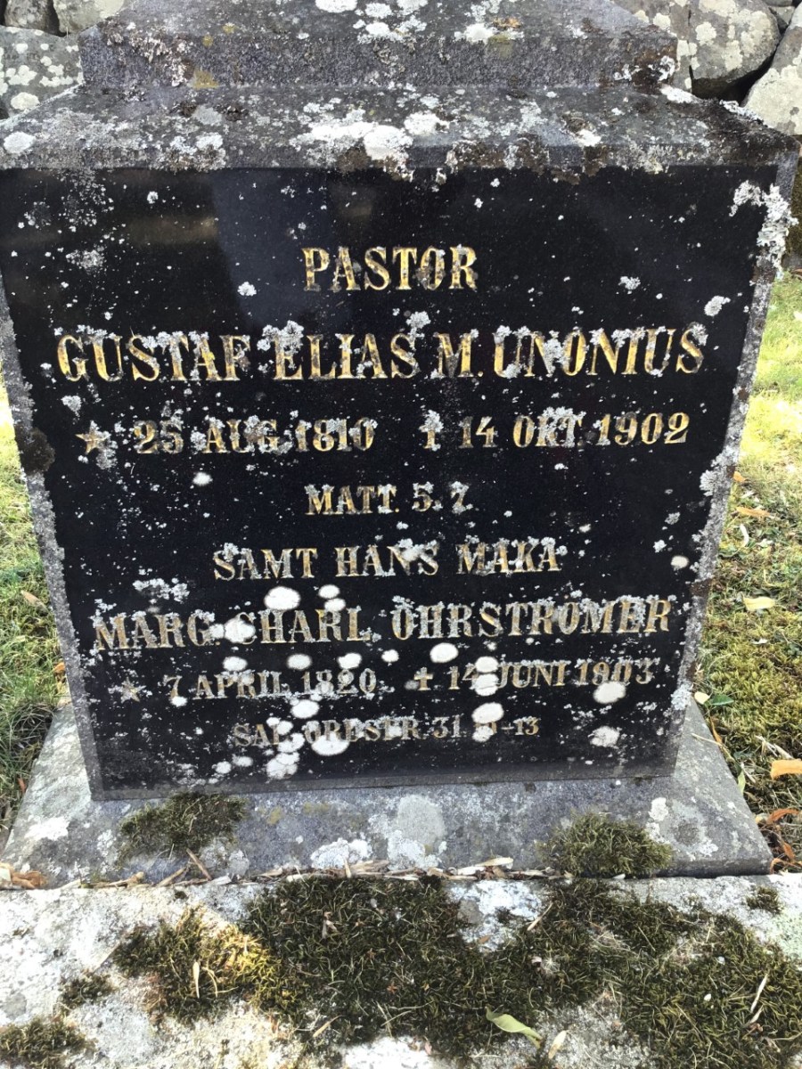 Gustaf Unonius, New Upsala and the Scandinavian Parish | Swedish ...